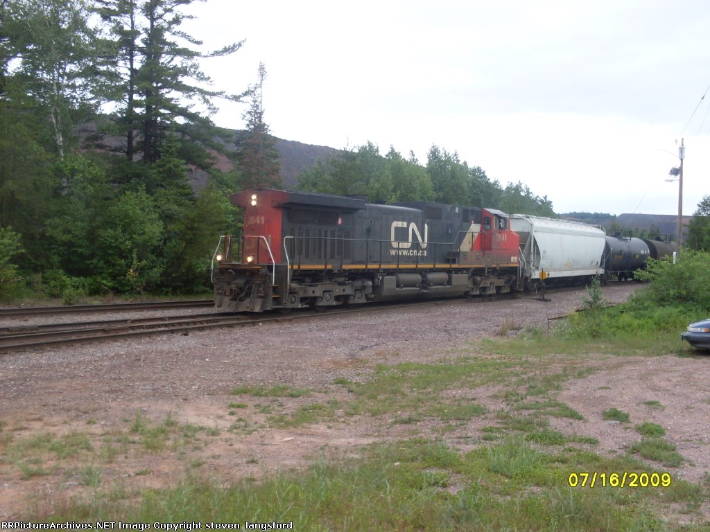 CN Entering Partridge Yard